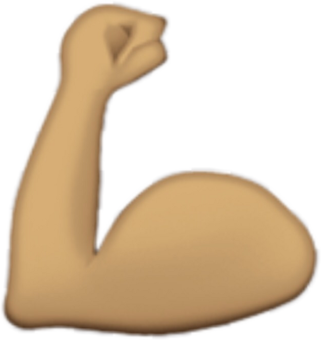 Download Emoji Sticker - Strong Emoji Clipart Png Download - PikPng