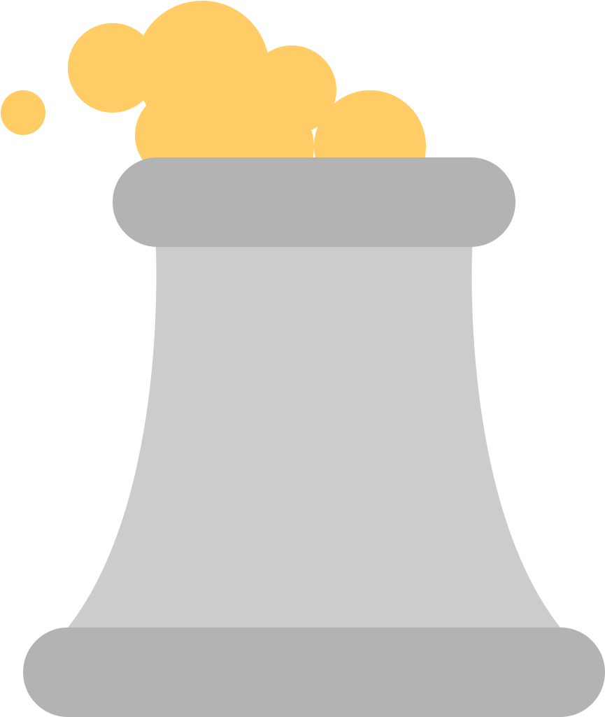Download Svg Download Png - Power Plant Flat Png Clipart - Large Size ...