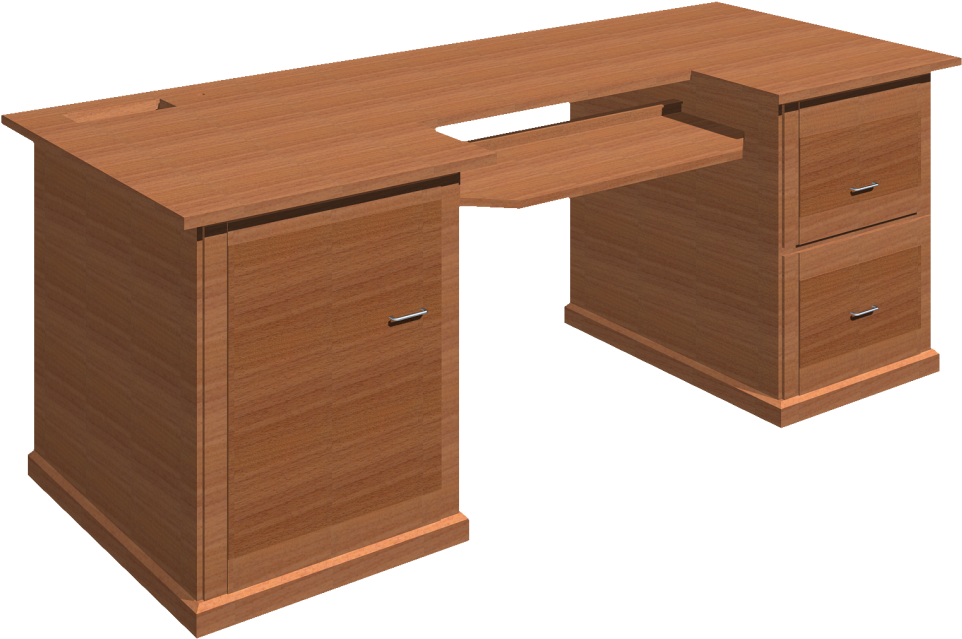 Computer Desk Clipart - Large Size Png Image - PikPng