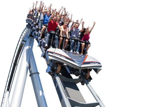 Amusement Park Transparent Images Png - Theme Park Ride Png Clipart ...