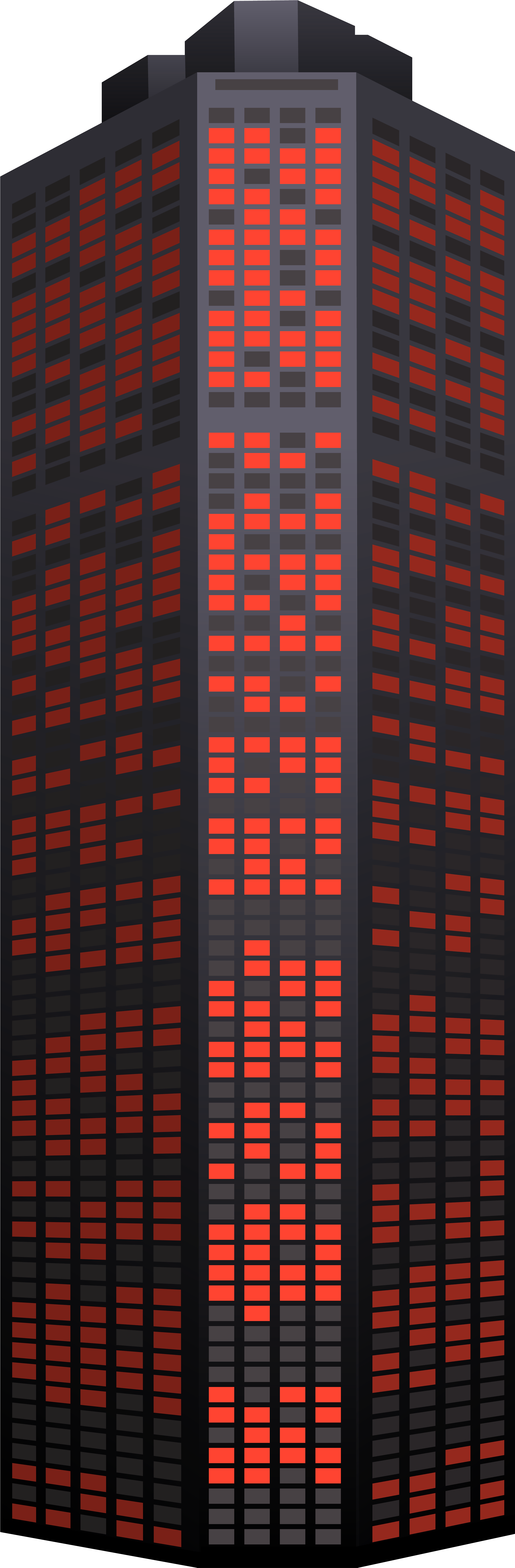 Download Red Skyscraper Png Clip Art - Skyscraper Clipart Png ...