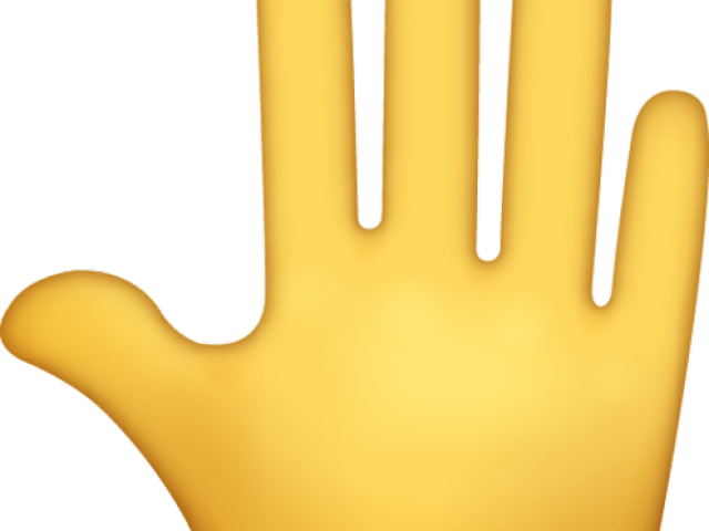 Hand Emoji Clipart Piece - Sign - Png Download - Large Size Png Image ...