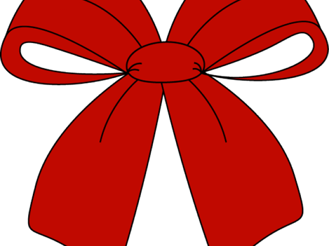 Christmas Ribbon Clipart Feast - Red Christmas Bows Clip Art - Png ...