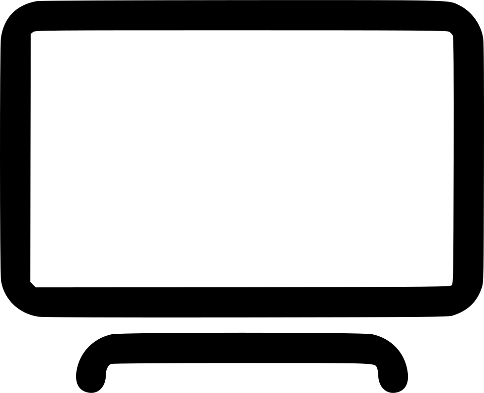 Television Monitor Screen Display Tv Video Svg Png - Icon Clipart ...