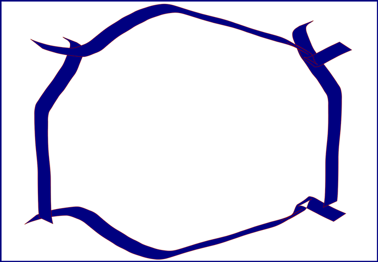 Blue Ribbon Border - Blue Ribbon Border Png Clipart - Large Size Png ...