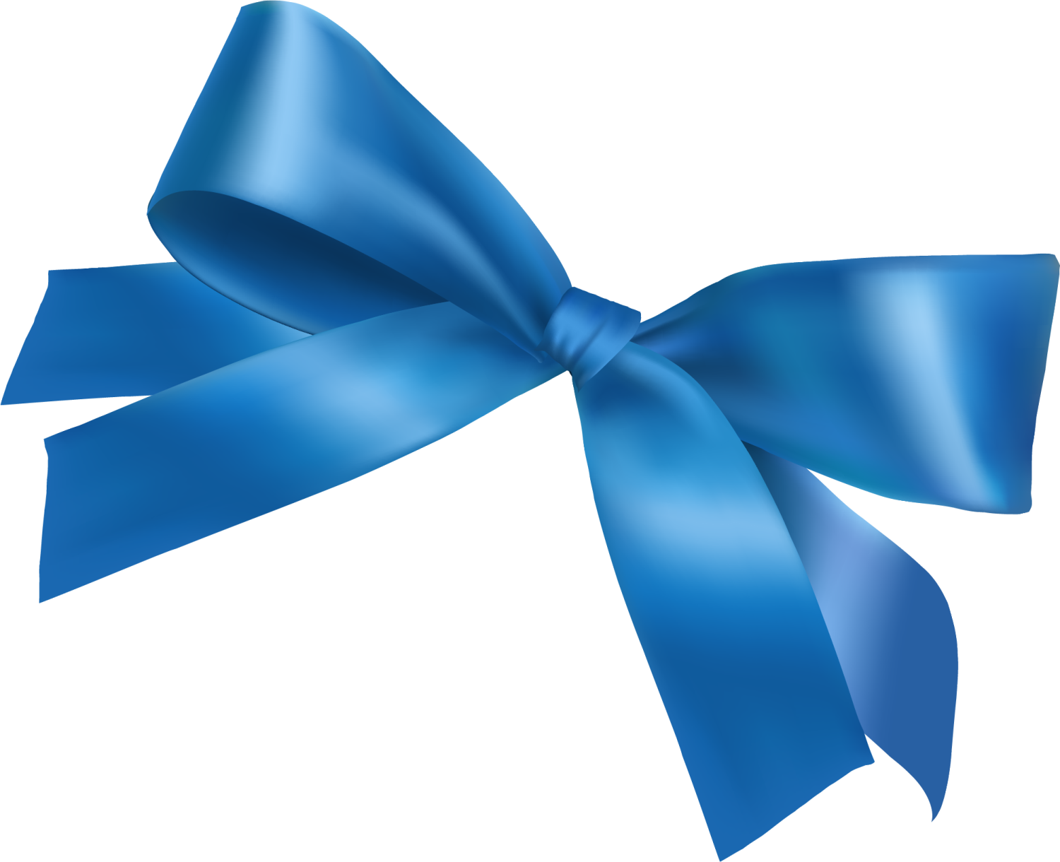 Blue Bow Png Clipart - Large Size Png Image - PikPng