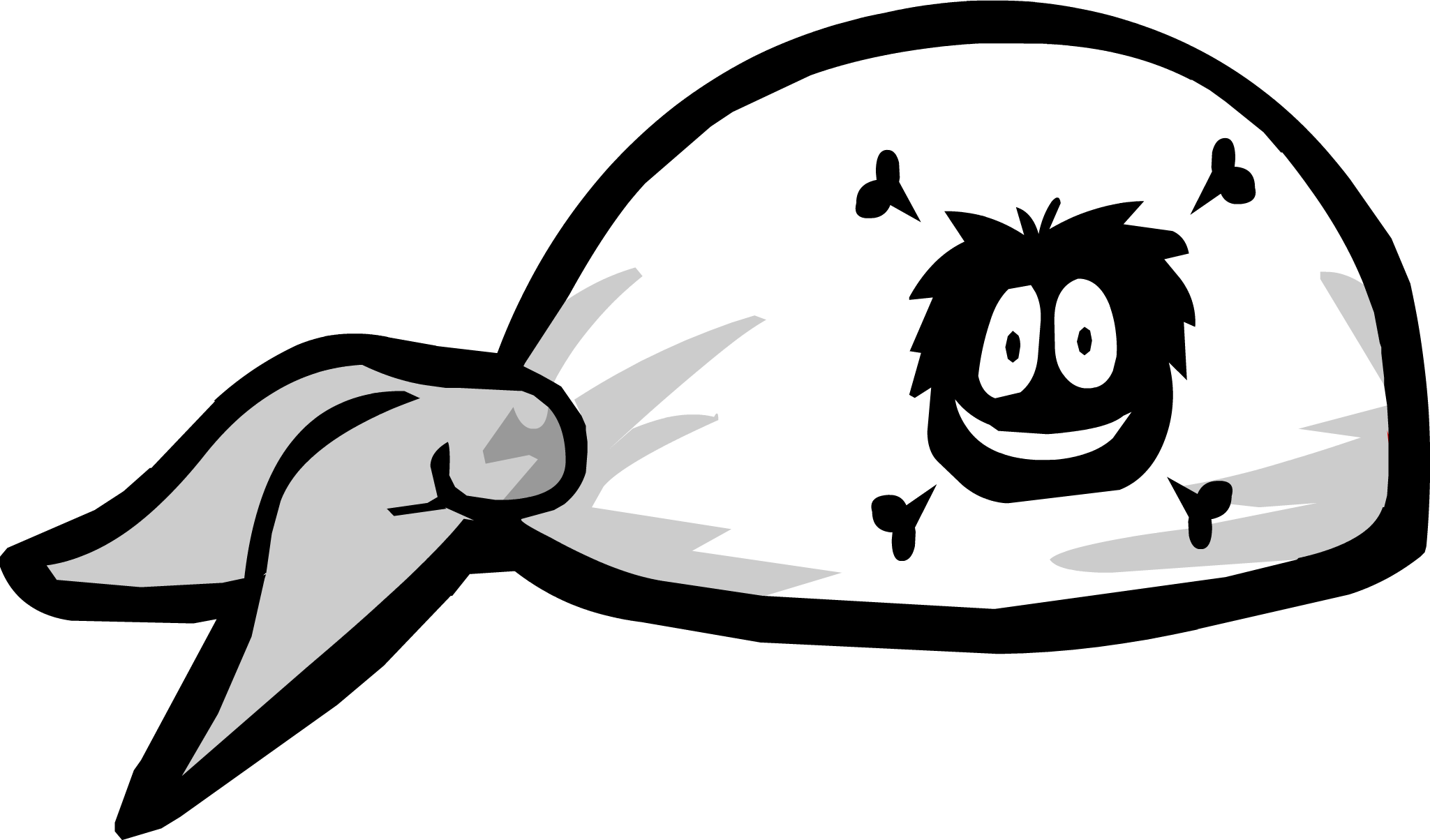 Pirate Bandana Coloring Page Clipart - Large Size Png Image - PikPng