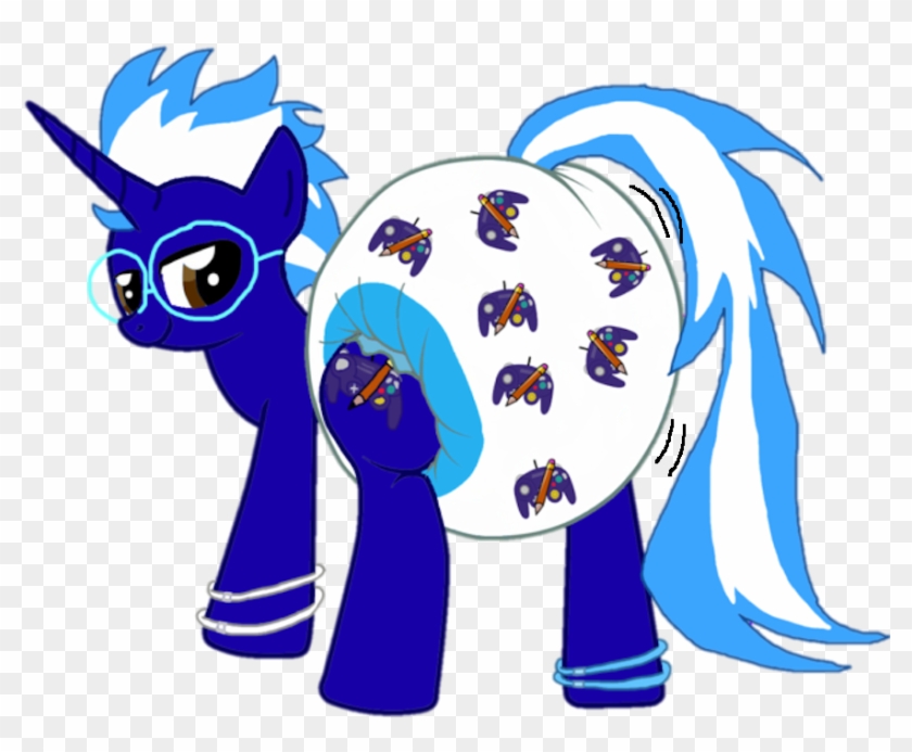 My Oc Blazin' In Diapers Shaking His Butt - Cartoon Clipart (#105351 ...