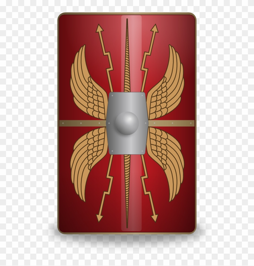 Roman Shield Png - Roman Shield Vector Png Clipart (#109603) - PikPng
