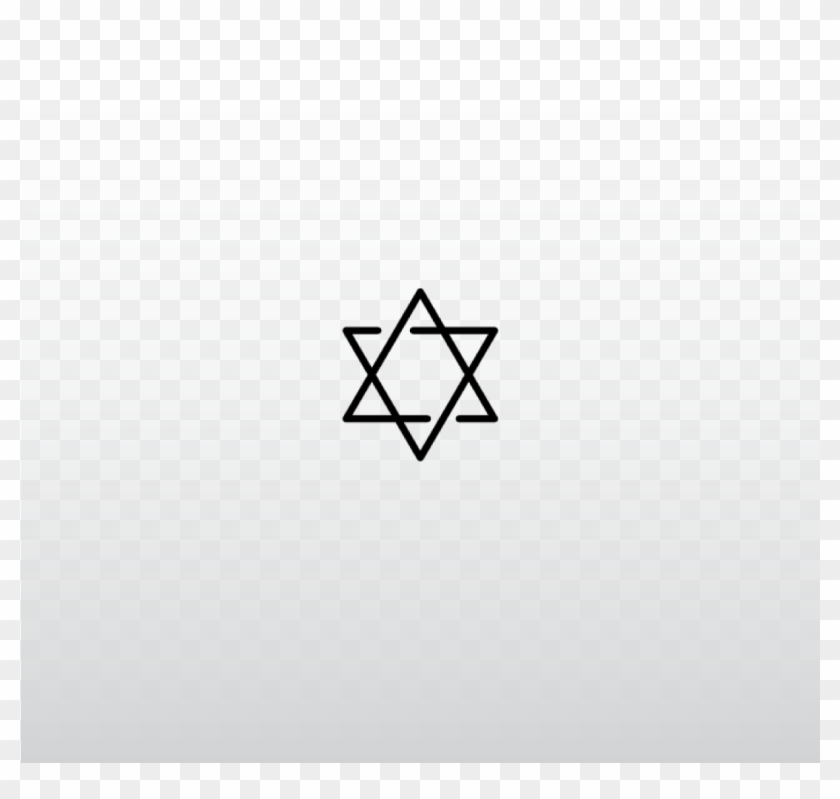 Elegant Star Of David - Triangle Clipart (#1000983) - PikPng
