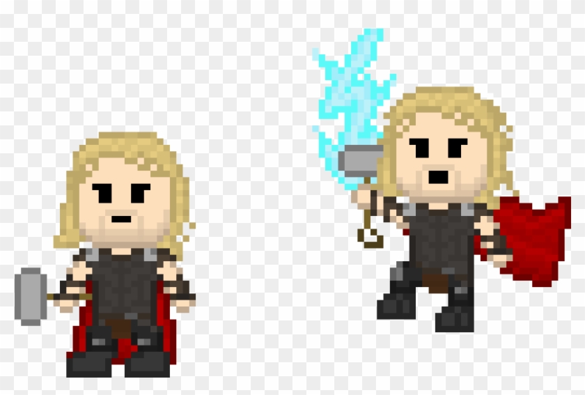 Thor - Thor Pixel Png Clipart (#1015368) - PikPng