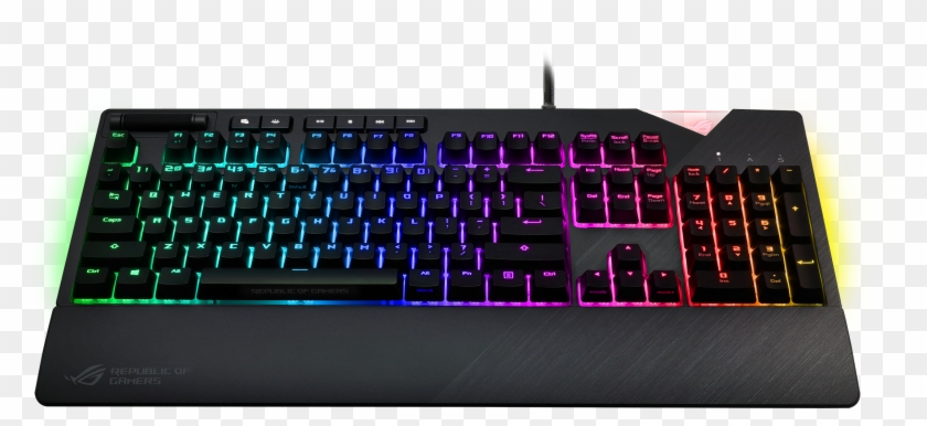 Asus Rog Strix Flare Mechanical Keyboard , Png Download Clipart ...