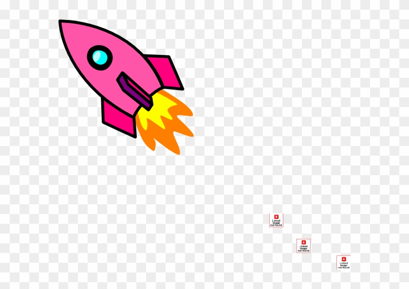 Pink Rocket Clip Art - Clip Art Space Ship - Png Download (#1028671 ...