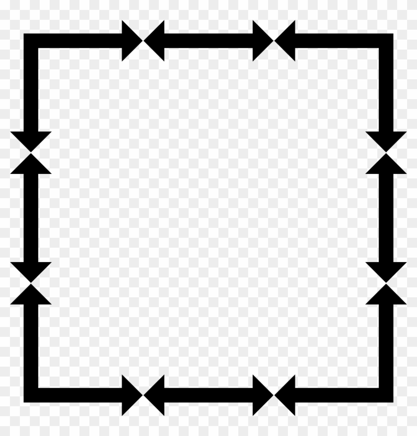 This Free Icons Png Design Of Arrows Frame 2 Clipart (#1040454) - PikPng