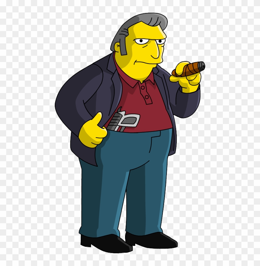 Download Fat Tony - Simpsons Fat Tony Clipart Png Download - PikPng