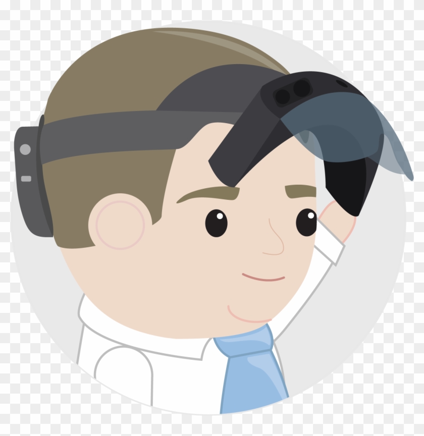 Microsoft Hololens - Cartoon Clipart (#1089848) - PikPng