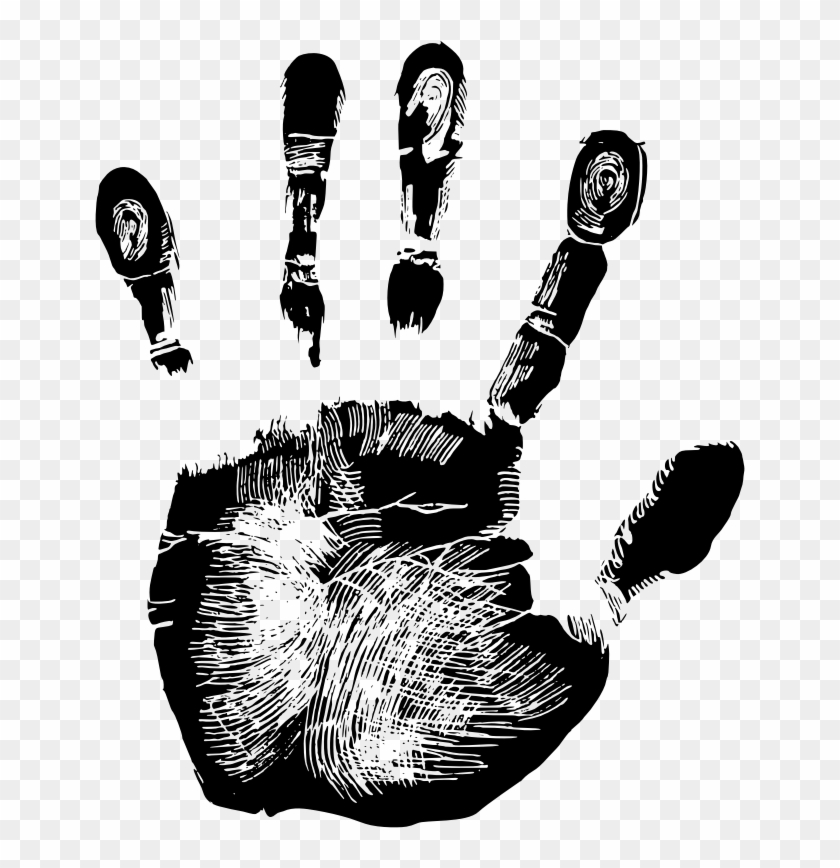 By Gdj - Palm Fingerprint Clipart (#1099342) - PikPng