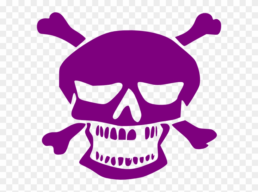 Purple Skull Clip Art At Clker - Skull Logo Png Transparent Png ...