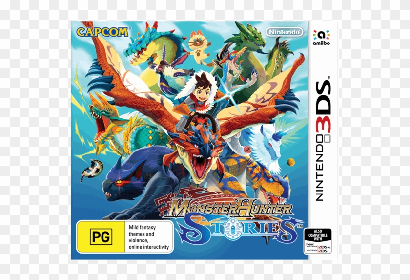 Download Monster Hunter Stories - Monster Hunter Stories Cover 3ds Clipart Png Download - PikPng