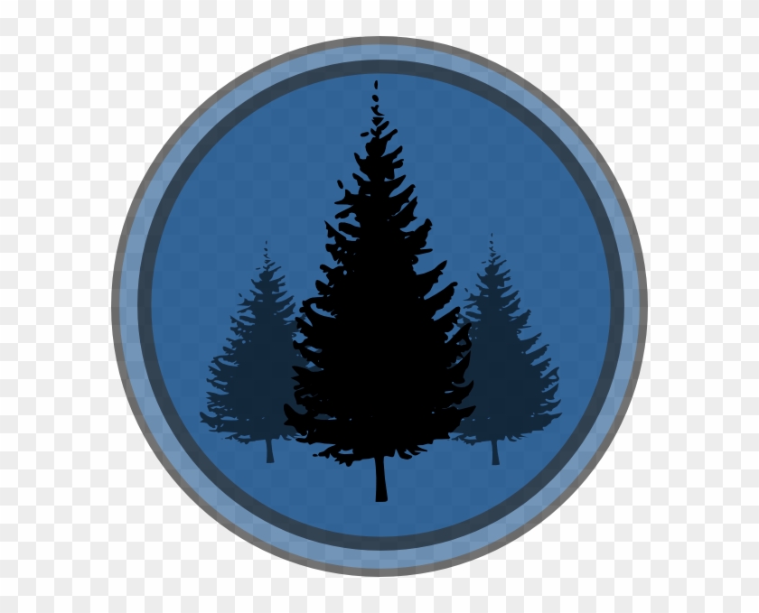 How To Set Use Black Circle Trees Svg Vector Clipart (#1116858) - PikPng