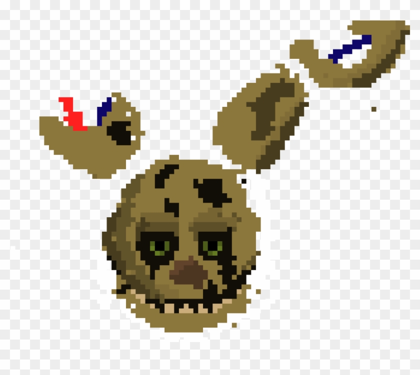 Spring Trap - Springtrap Pixel Art Clipart (#1121780) - PikPng