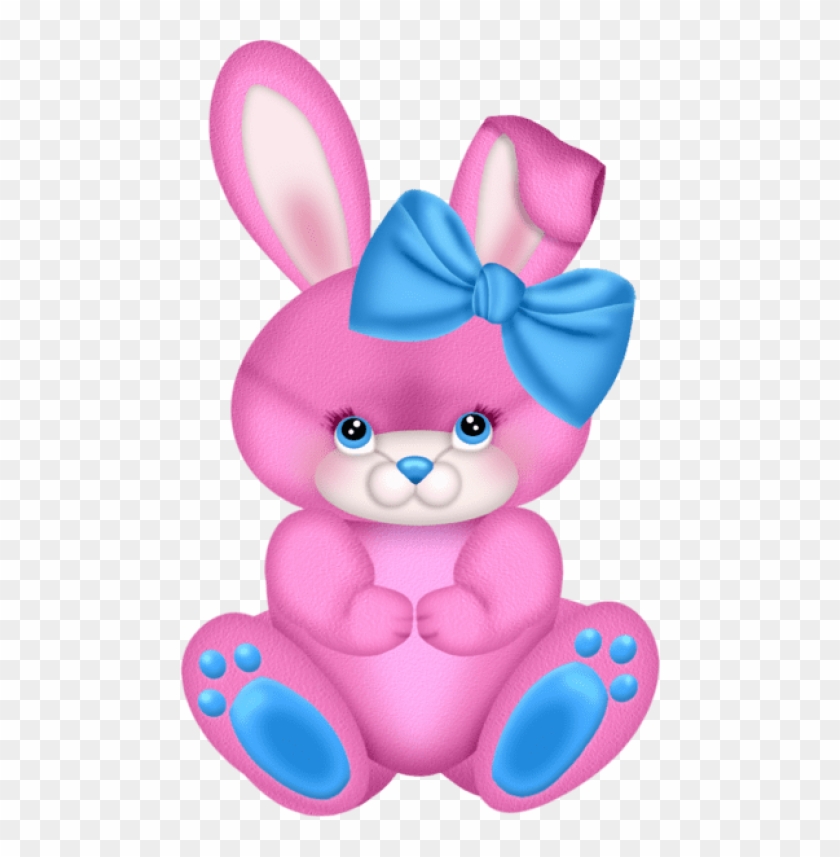 Download Free Png Pink Bunny With Pink Bow Png Images Transparent ...
