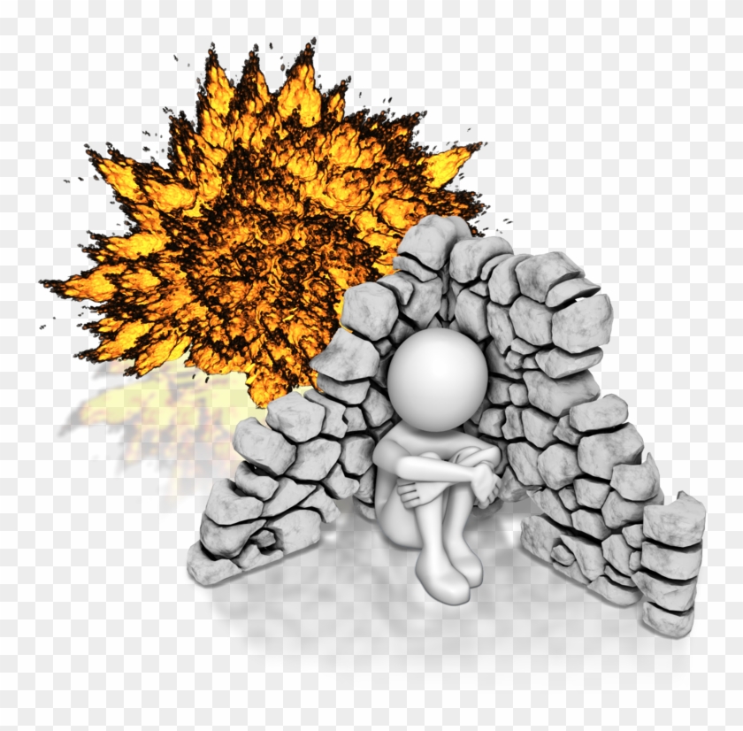 Stick Figure Round House Kick 500 Clr 5151 - Stick Figure Explosion ...