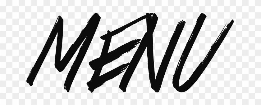 Menu - Calligraphy Clipart (#1160960) - PikPng