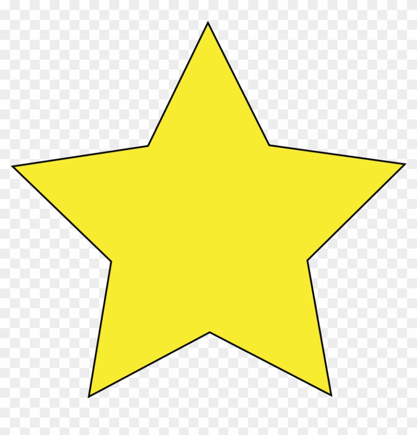 Download Clipart - Simple Star - Yellow Star Black Background - Png ...