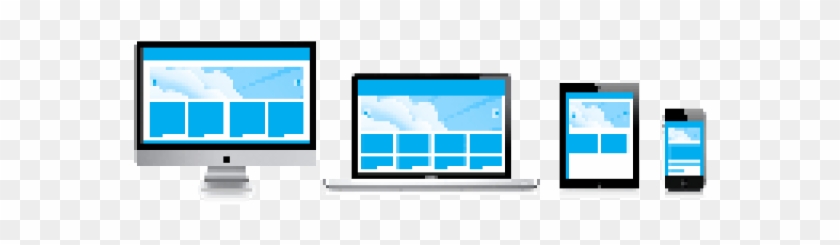 Responsive Web Design Clipart Design Png - Led-backlit Lcd Display ...