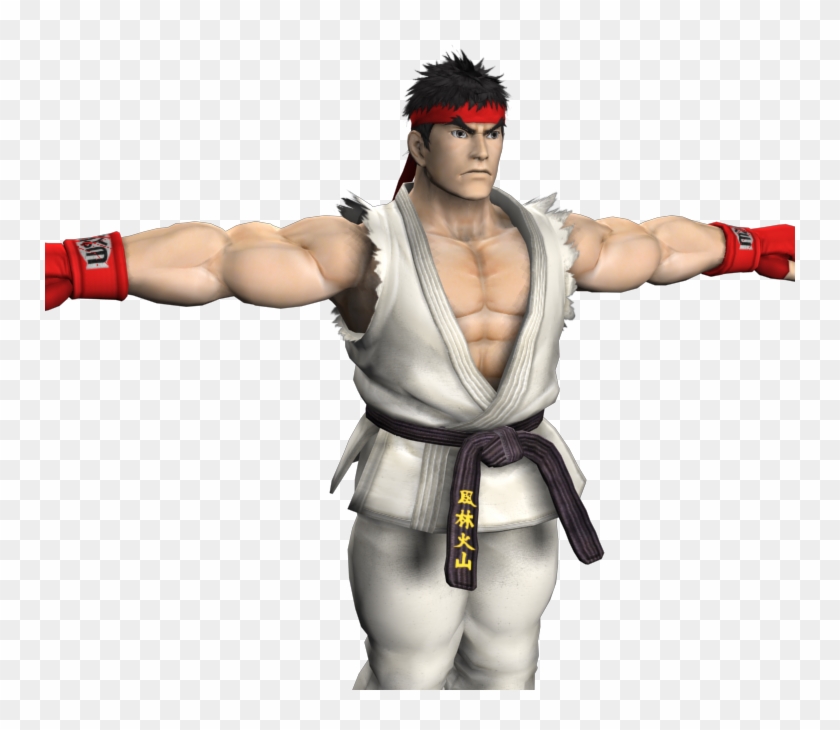 Ryu Png - Ryu Smash Bros Model Clipart (#1187327) - PikPng