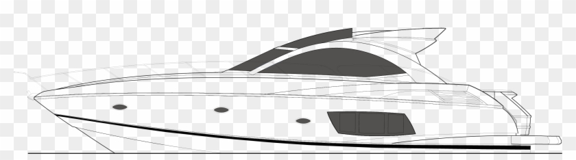 Yacht Clipart Luxury Yacht - Cute Yacht Clipart Black And White - Png ...
