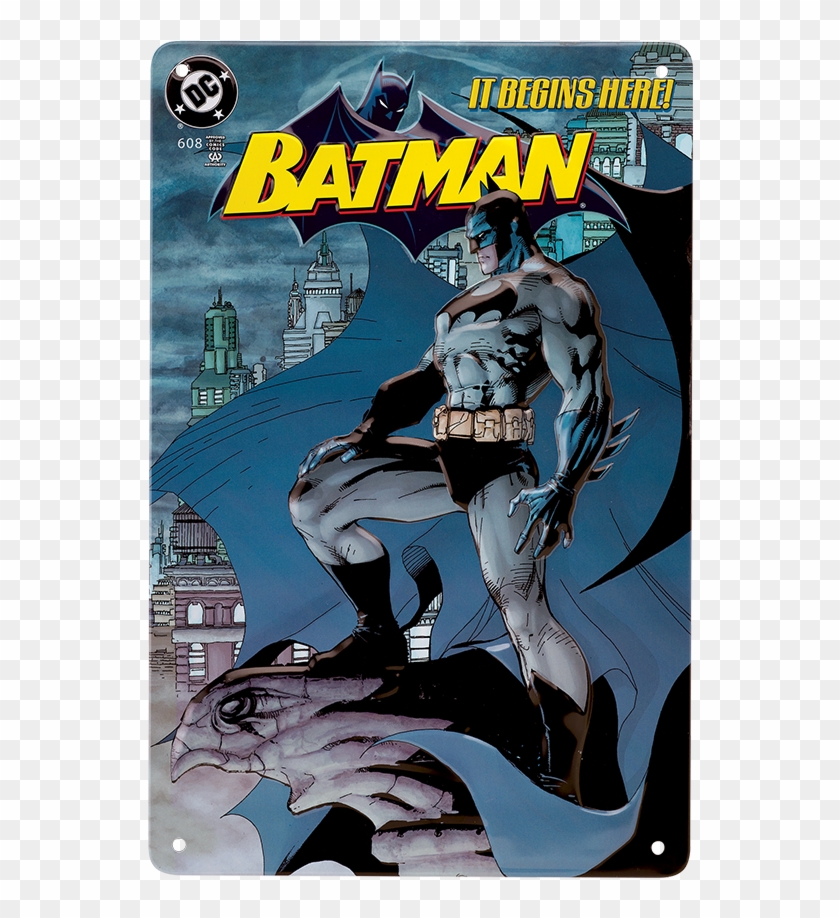 Embossed Tin Plate - Batman 608 2nd Print Clipart (#121547) - PikPng