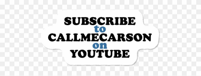 Callmecarson Sticker Sticker - Graphics Clipart (#1203155) - PikPng