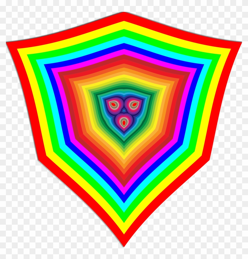 This Free Icons Png Design Of Colorful Shield Clipart (#1232660) - PikPng