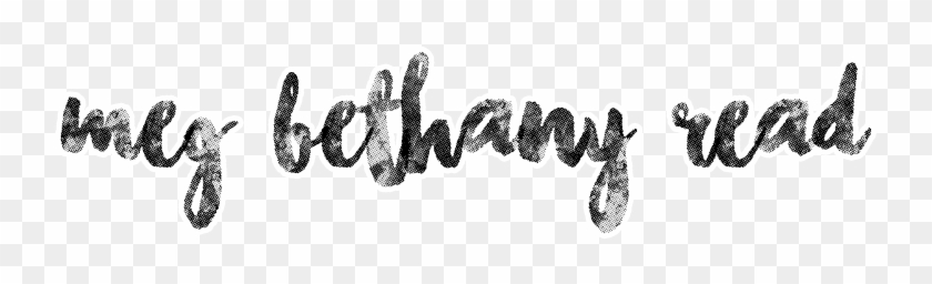 Meg Bethany Read - Calligraphy Clipart (#1249933) - PikPng