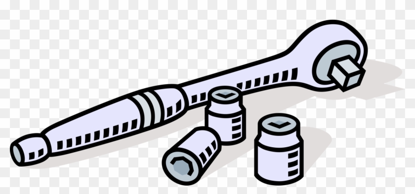 Ratchet Tool Clipart - Ratchet And Socket Clipart - Png Download ...