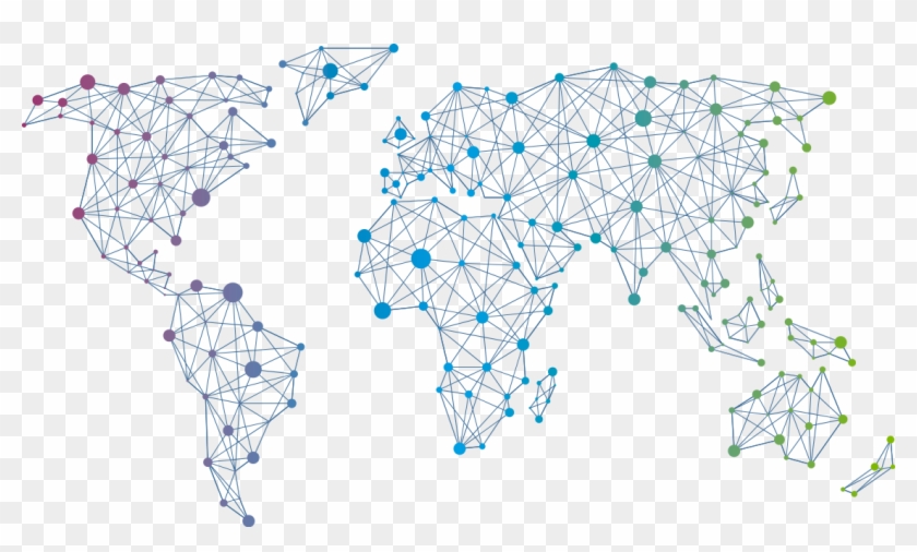 Download 8 Kbyte, V - World Map Tech Png Clipart Png Download - PikPng