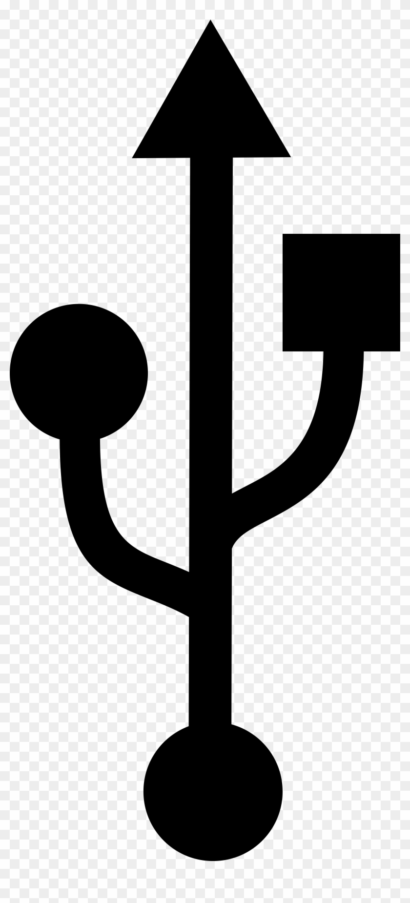 Usb Logo Black And White - Usb Tether Clockworkmod Clipart (#1273610 ...