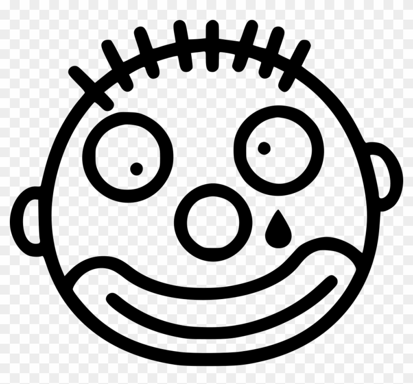 Png File Svg - Scared Emoji Outline Clipart (#1276497) - PikPng