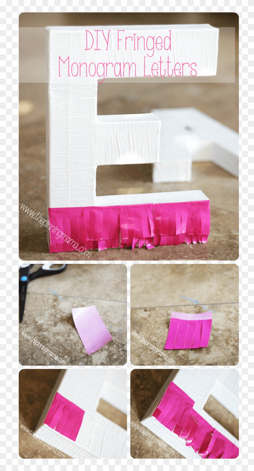 Duct Tape Mongrammed Letters By Www - Floor Clipart (#1289558) - PikPng