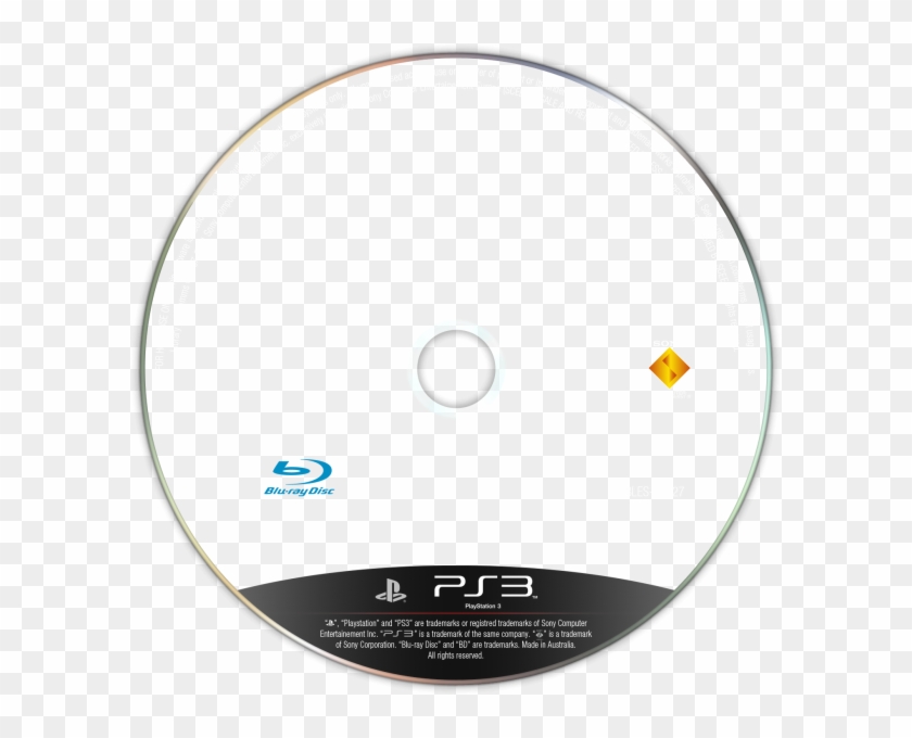 Download Playstation 3 Disc Template Clipart Png Download - PikPng