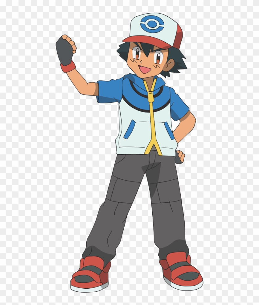 Ash Pokemon Cartoon Characters Vector - Cartoon Clipart (#1314935) - PikPng