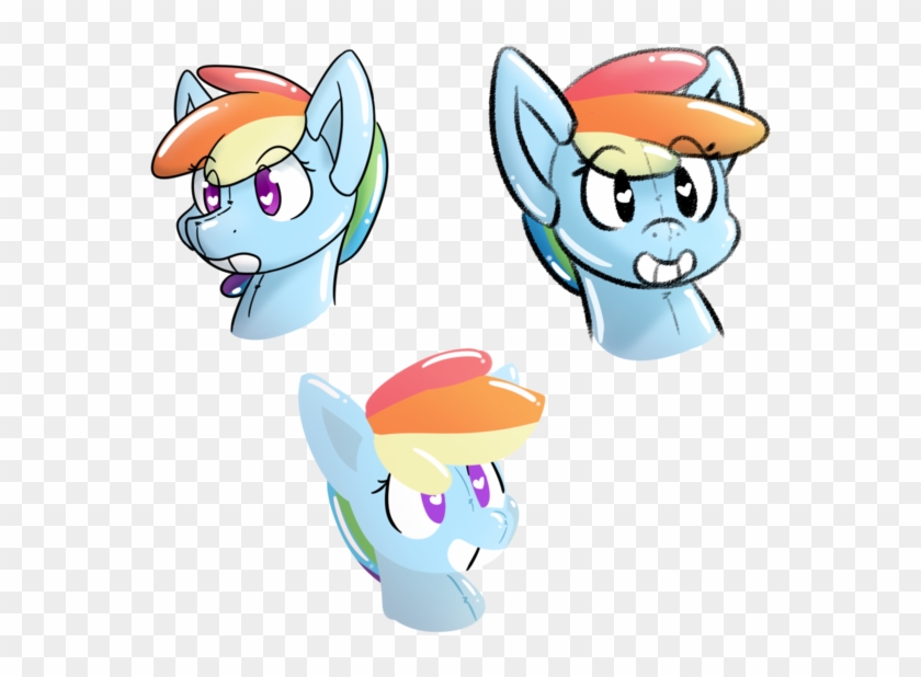 Download Ponballoon Bust Cel Shading Cute Heart Eyes Inflatable