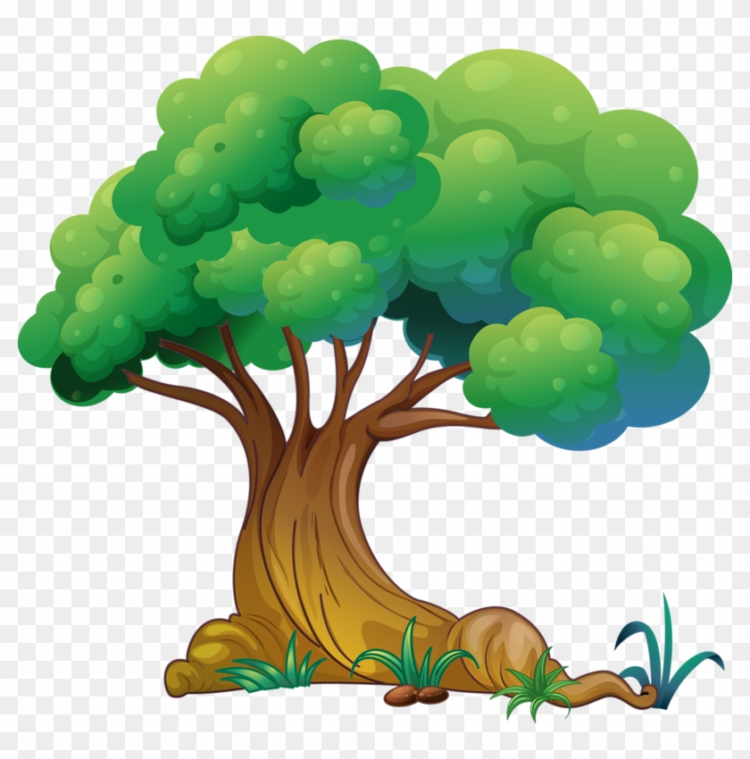 Arbol - Cartoon Tree Png Clipart (#1341657) - PikPng