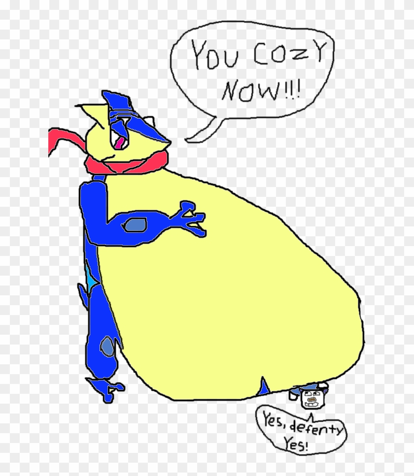 Greninja Fat Blanket - Fat Foxy And Mangle Clipart (#1345927) - PikPng