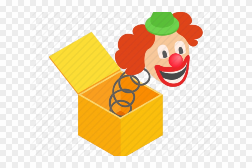 Clown Out Of The Box Clipart (#1363368) - PikPng