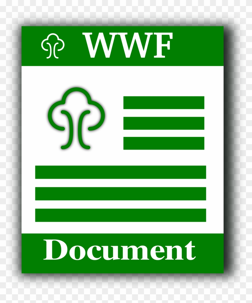 This Free Icons Png Design Of Wwf Format Icon Clipart (#1371895) - PikPng