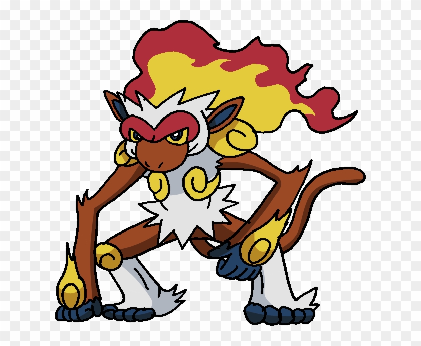 Infernape Clipart - Infernape Png Transparent Png (#1384348) - PikPng