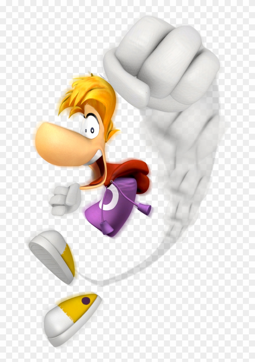 Rayman Smashes In - Cartoon Clipart (#1386594) - PikPng